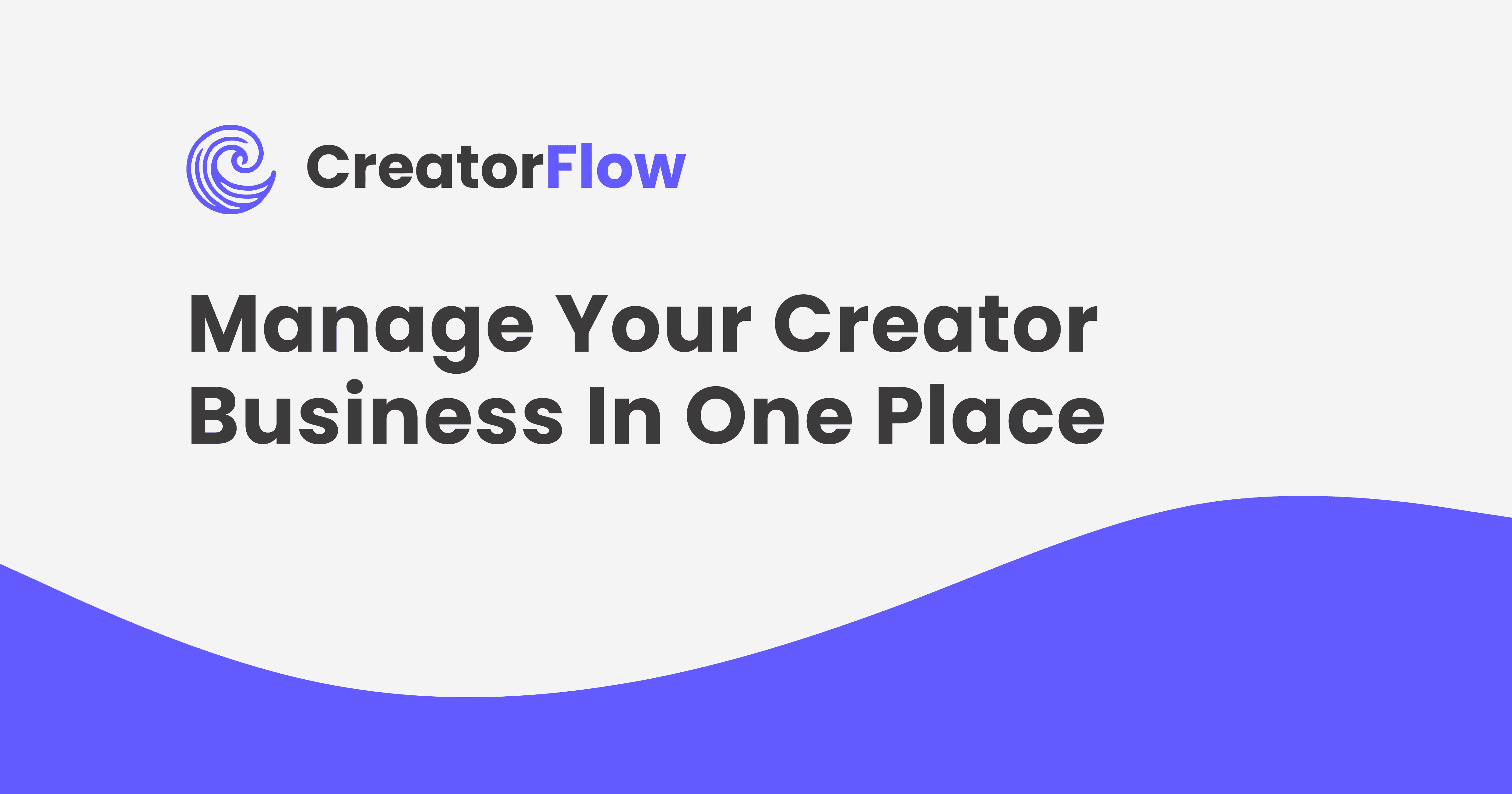 CreatorFlow - Planning and management tool for content creators